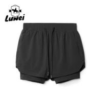 China Drawstring Jogger Gym Workout Shorts Casual Loose Fitness Running Swim Shorts for sale