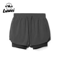 China Drawstring Jogger Gym Workout Shorts Casual Loose Fitness Running Swim Shorts for sale