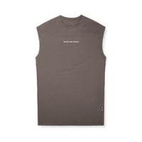 China Gym Training Men Workout Tank Top Singlet Cotton Hollow Breathable Vest for sale