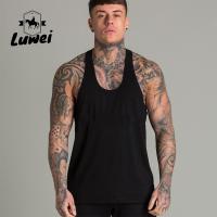 China Bodybuilding Men Workout Tank Top Hollow White Black Cotton Vest for sale