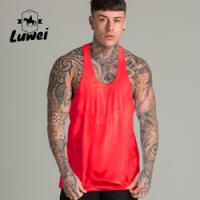 China Bodybuilding Men Workout Tank Top Hollow White Black Cotton Vest for sale