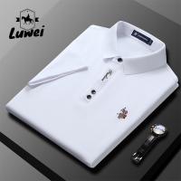 China Sublimated Cotton Polo T Shirts Men Knitted Sport Blank Fabric Shirts for sale