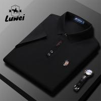 China Sublimated Cotton Polo T Shirts Men Knitted Sport Blank Fabric Shirts for sale
