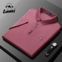 China Sublimated Cotton Polo T Shirts Men Knitted Sport Blank Fabric Shirts for sale