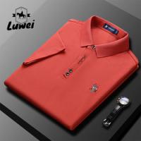 China Sublimated Cotton Polo T Shirts Men Knitted Sport Blank Fabric Shirts for sale