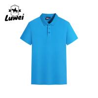 China Embroidery Logo Mens Polo T Shirts Breasted Cardigan Lattice Polyester for sale