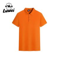 China Embroidery Logo Mens Polo T Shirts Breasted Cardigan Lattice Polyester for sale