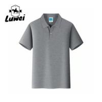China Printing Embroidered Cotton Polo T Shirts Business Office Stretch Workwear for sale