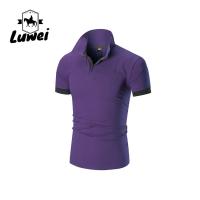 China Slim Fit 100 Cotton Polo Shirts Quick Drying Outdoor Short Sleeve for sale