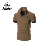 China Slim Fit 100 Cotton Polo Shirts Quick Drying Outdoor Short Sleeve for sale