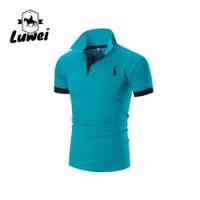 China Slim Fit 100 Cotton Polo Shirts Quick Drying Outdoor Short Sleeve for sale