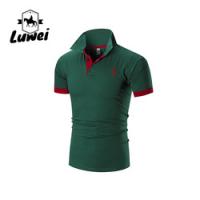 China Slim Fit 100 Cotton Polo Shirts Quick Drying Outdoor Short Sleeve for sale