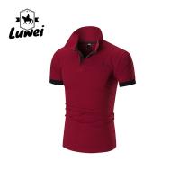 China Plus Size Cotton Polo T Shirts Muscle Collared Sublimation Fitted Soft Knit for sale