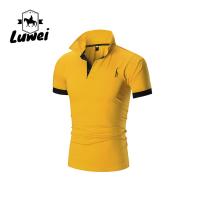 China Plus Size Cotton Polo T Shirts Muscle Collared Sublimation Fitted Soft Knit for sale