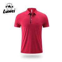China Men Polo Sport T Shirt Embroidered Logo Business Short Sleeve for sale