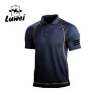 China Breathable Office Cotton Polo T Shirts Short Sleeved Wear Oversize Uniform for sale