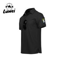 China Knitted Polyester Cotton Polo T Shirts Breathable Short Sleeve For Men for sale