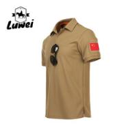 China Knitted Polyester Cotton Polo T Shirts Breathable Short Sleeve For Men for sale