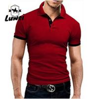 China Summer Oversized Cotton Polo T Shirts Short Sleeve With Embroidery Logo for sale