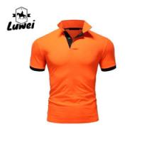 China Summer Oversized Cotton Polo T Shirts Short Sleeve With Embroidery Logo for sale