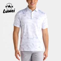China Spring Sublimated Embroidery Polo Shirts Polyester Formal Short Sleeve for sale
