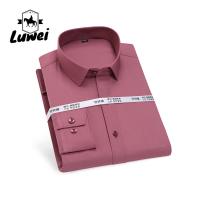 China Men Long Sleeve Business Shirts Single Button Casual Plaid Striped Shirt for sale