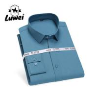 China Men Long Sleeve Business Shirts Single Button Casual Plaid Striped Shirt for sale