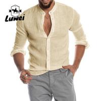 China Casual Men Shirts Apparel Cotton Single Breasted Long Sleeve Print Shirts for sale