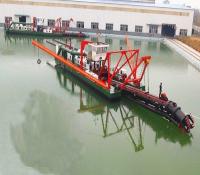China 224kw Auxiliary Engine 16 Inch Cutter Suction Dredger for River Sand Lake Mud for sale