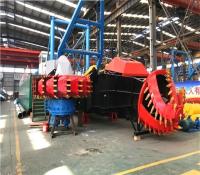 China 477kw Main Engine Shijiazhuang Sand Pump 14 Inch Cutter Suction Dredger for River Sand Mud for sale