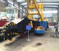 China 477kw Main Engine Shijiazhuang Sand Pump 14 Inch Cutter Suction Dredger for River Sand Mud for sale
