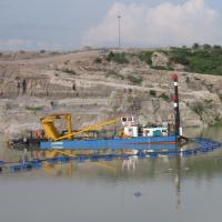 China 120000.000kg Package Gross Weight 18 Inch Power 1233kw Full Hydraulic System River Dredger for Lake/River for sale