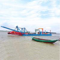 China Engine Power 750kw Solid Capacity 1050m3 Fuel Tank 53t Sand Suction Dredger for sale