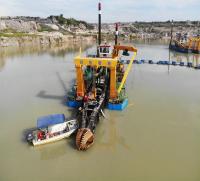 China Precision Diesel Engine 26 Inch Cutter Suction Dredger for River Sand for sale