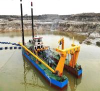 China Diesel Engine 26 Inch Cutter Suction Dredger with Simensi PLC for sale
