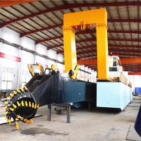 China 18inch Main Power 895kw Speed 1800r/Min Sand Suction Dredger for Beach Nourishment for sale