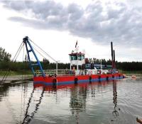 China Water Flow 3000m3/H 38m Length Diesel Engine Equipment Dredger with ISO Certification for sale
