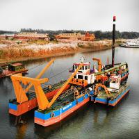 China Solid Capacity 600m3/H Discharge Distance 1500m Length 38m Sand Dredger with CE/ISO for sale
