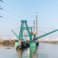 China Spud Positioning Cutter Suction Dredger for Digging River Sand for sale
