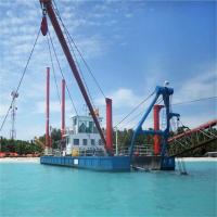 China Spud Positioning Cutter Suction Dredger for Digging River Sand for sale