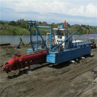 China Cumins Diesel Engine Cutter Suction Dredger with Booster Station for sale