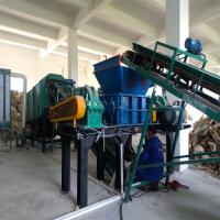 China Small Size Double Shaft Waste Shredder with Alloy steel Knife for sale
