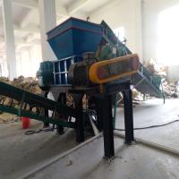 China Small Size Double Shaft Waste Shredder with Alloy steel Knife for sale