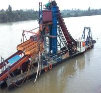 China Chain Bucket Type Gold/Diamond Dredger Use for Get Gold and Diamond From The River/Lake/Sea for sale