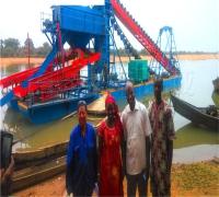 China Chain Bucket Type Gold/Diamond Dredger Use for Get Gold and Diamond From The River/Lake/Sea for sale