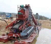 China Chain Bucket River Gold Dredger Used in River and Lake for sale