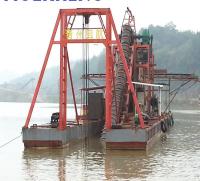 China Chain Bucket River Gold Dredger Used in River and Lake for sale