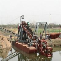 China Hydraulic Control Chain Bucket Gold Dredger Used in River for sale
