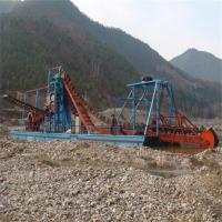 China Diesle Engine Power Hydraulic Winch Control River Gold Dredger for sale