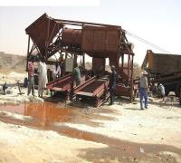 China Land Gold Diamond Mining Machinery with Agitation Chute and Jigging for sale